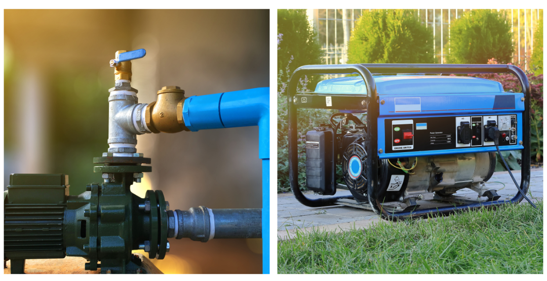 Pomp en aggregaat installeren - Wacht niet op water